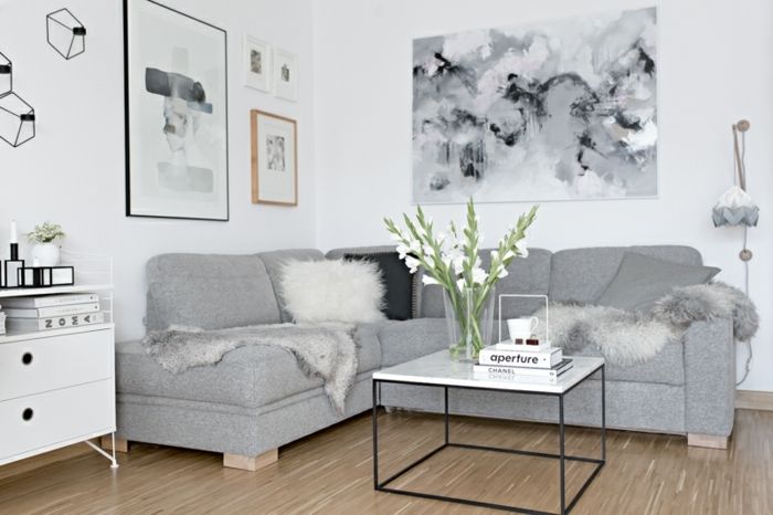 GRIS Y BLANCO LA SOFISTICADA COMBINACIÓN QUE PUEDES USAR PARA DECORAR ...